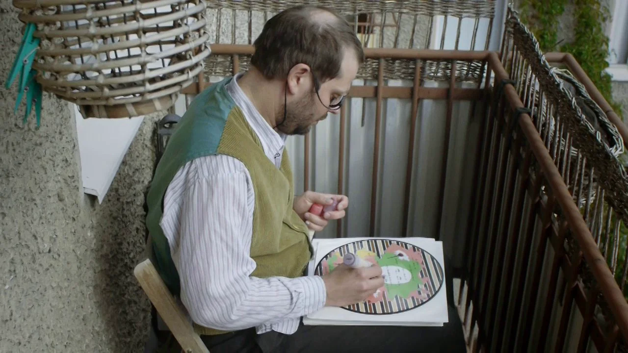 Goodiepal: Narc Beacon 2LP cover art on Vimeo