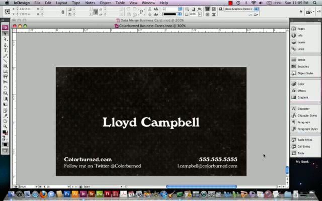 Use InDesign's Data Merge Feature to Create Business Cards for Your ...