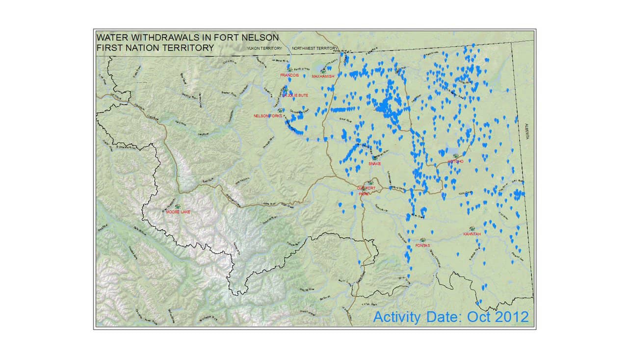 Timelapse Animation: Water Withdrawals from Fort Nelson First Nation ...