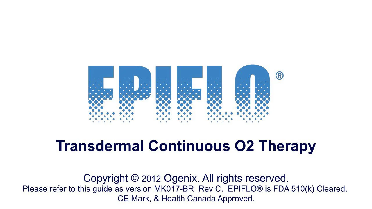 EPİFLO® TÜRKİYE / Transdermal Sürekli Oksijen Tedavisi / Transdermal ...