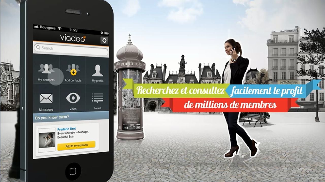 Viadeo new mobile app on Vimeo
