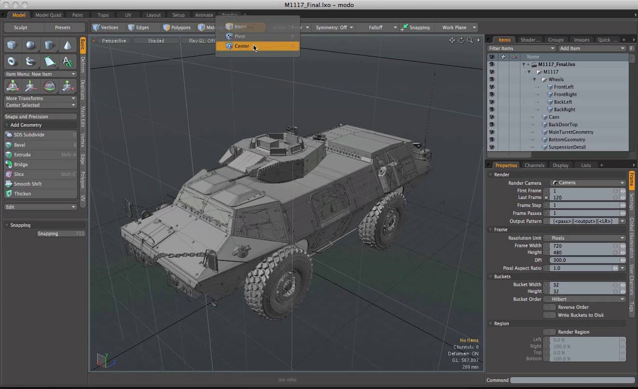 Modeling - An introduction to MODO on Vimeo