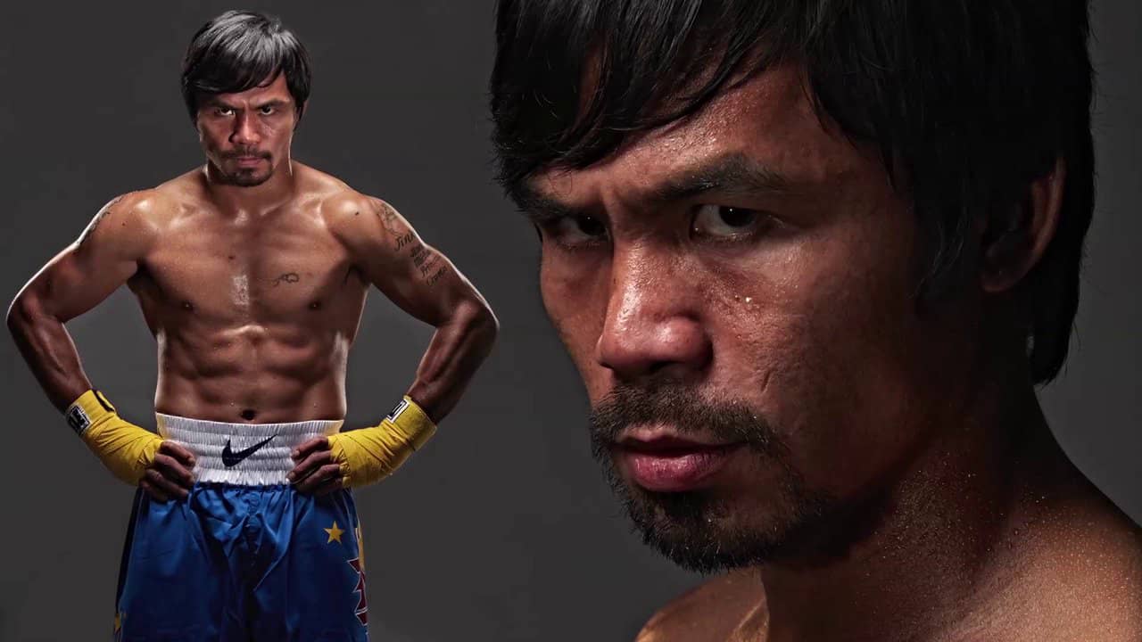 Behind the Scenes photo shoot for Pacquiao Marquez IV poster with Monte ...