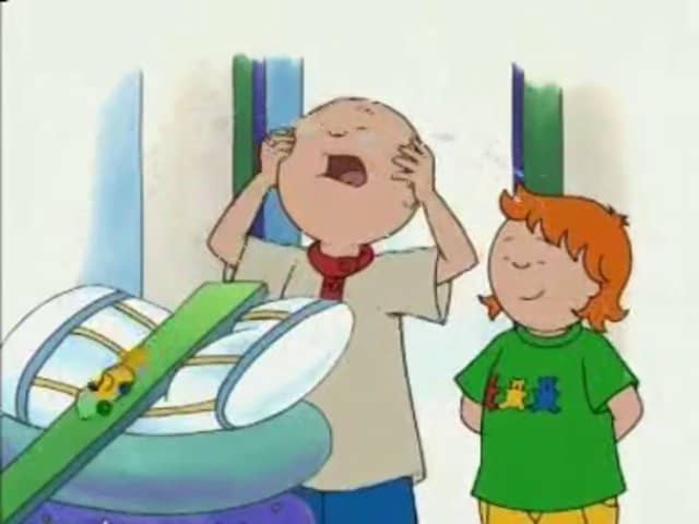 caillou and his teddy shirt on Vimeo