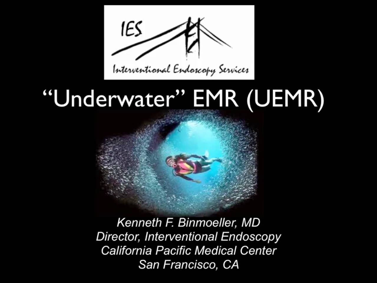 Underwater EMR (Endoscopic Mucosal Resection) of precancerous growths ...