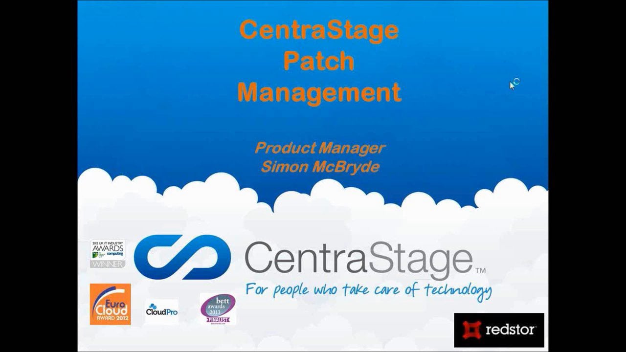 2012-11-27 Patch Management with CentraStage on Vimeo