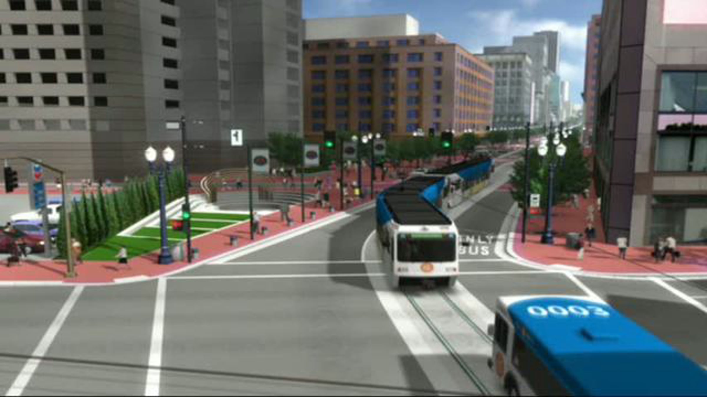 The Transit Mall, Portland, OR