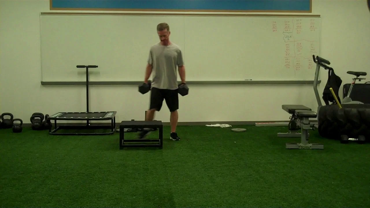 Single leg DB step up on Vimeo