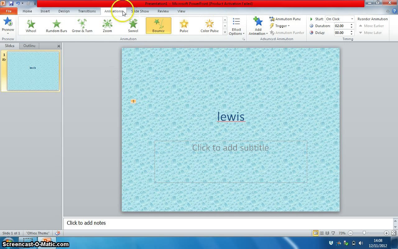 Animations, Backgrounds and Sounds in Microsoft PowerPoint on Vimeo