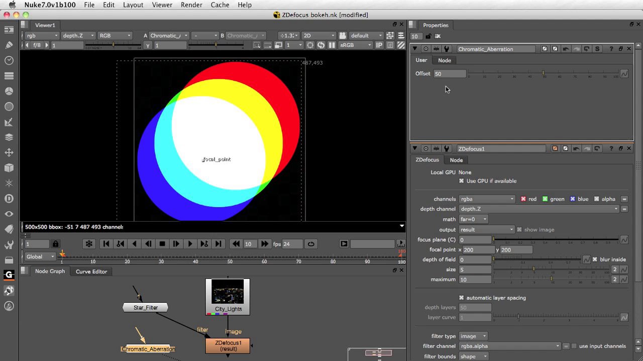 NUKE 7.0 - Bokeh in ZDefocus on Vimeo