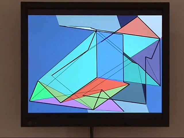 manfred mohr - Manfred Mohr, "Cubic Limit," 1973-74 on Vimeo