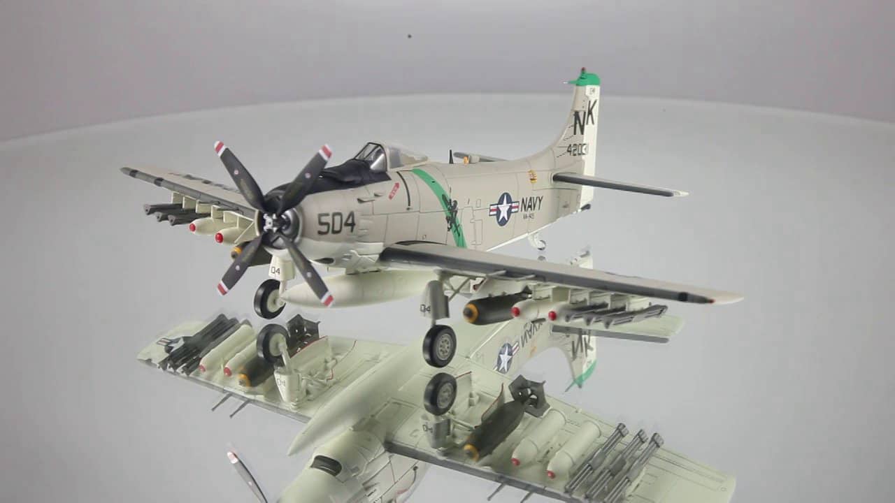 HA2906 A-1J Skyraider, USN VA-145 Swordsmen, NK504, Dieter Dengler, USS ...