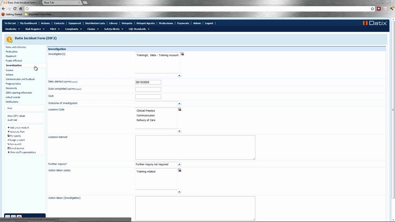 Datix Incident Reporting on Vimeo