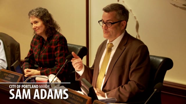 Mayor Sam Adams on Vimeo