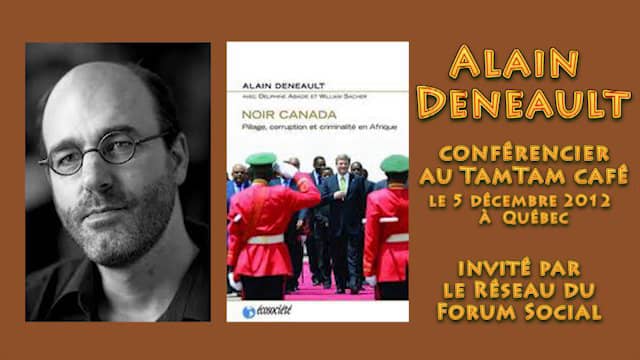 Alain Deneault: après "Noir Canada" voici "Paradis Sous Terre" on Vimeo