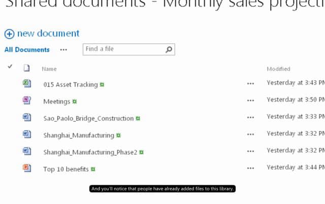 SharePoint 2013: Introduction to Libraries - Create a Document Library ...