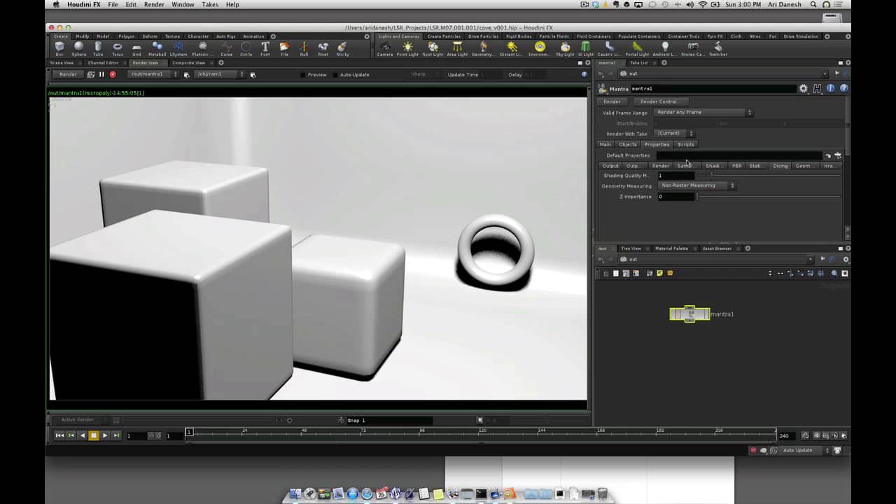M07 | Light Shade and Render | Mantra Render Engines on Vimeo