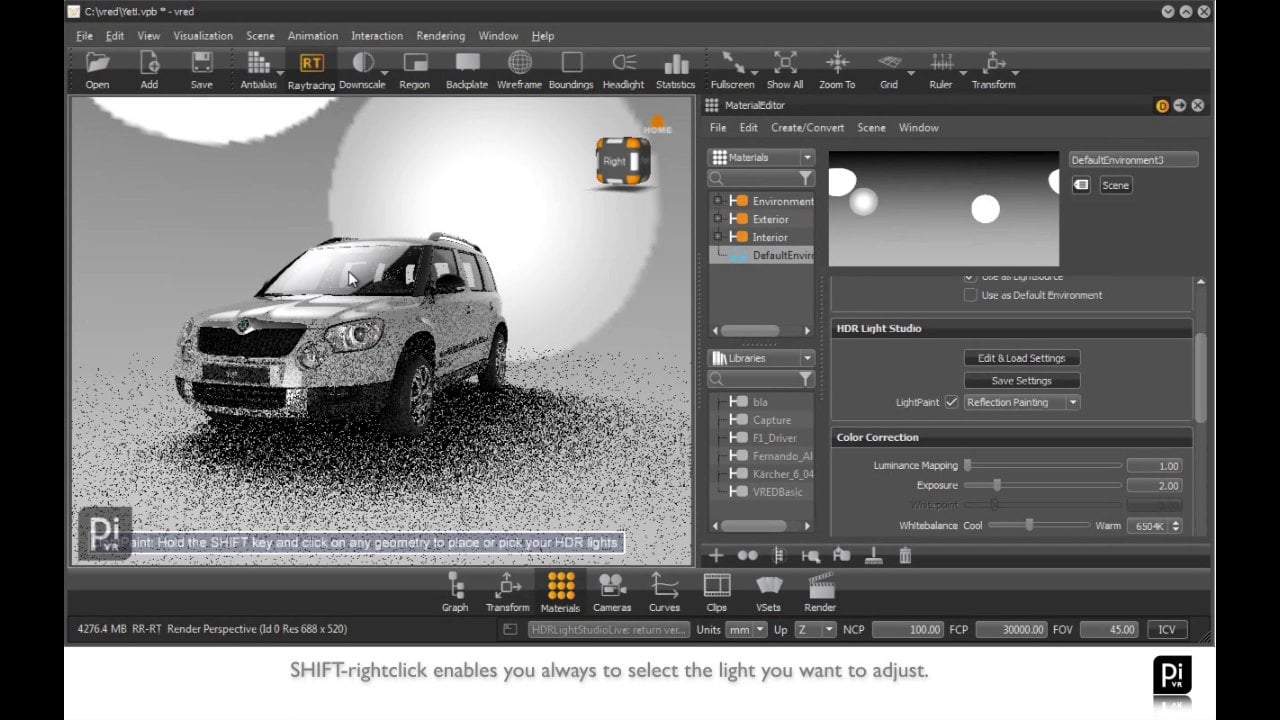 HDR Light Studio and VRED - LightPaint Feature on Vimeo