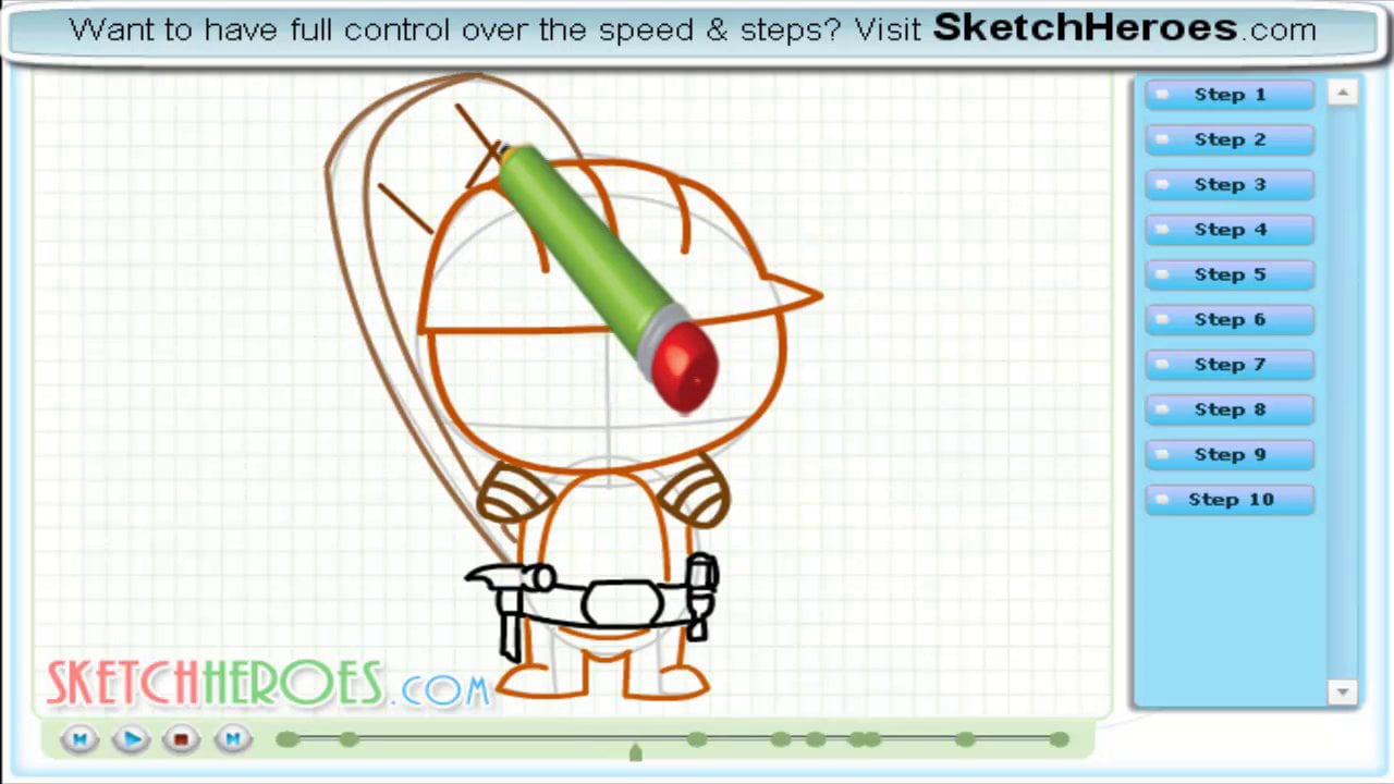 How to draw -Handy- (happy tree friends) – drawing tutorial video on Vimeo