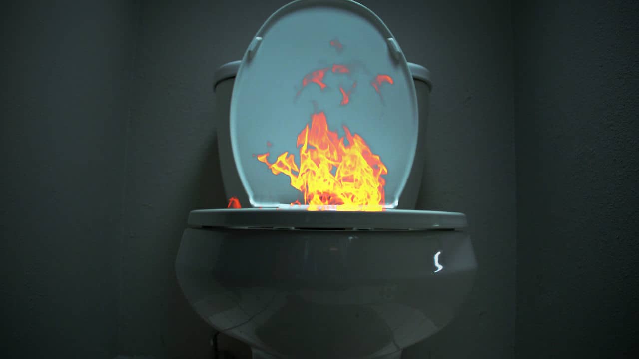 The Flaming Toilet of Death on Vimeo