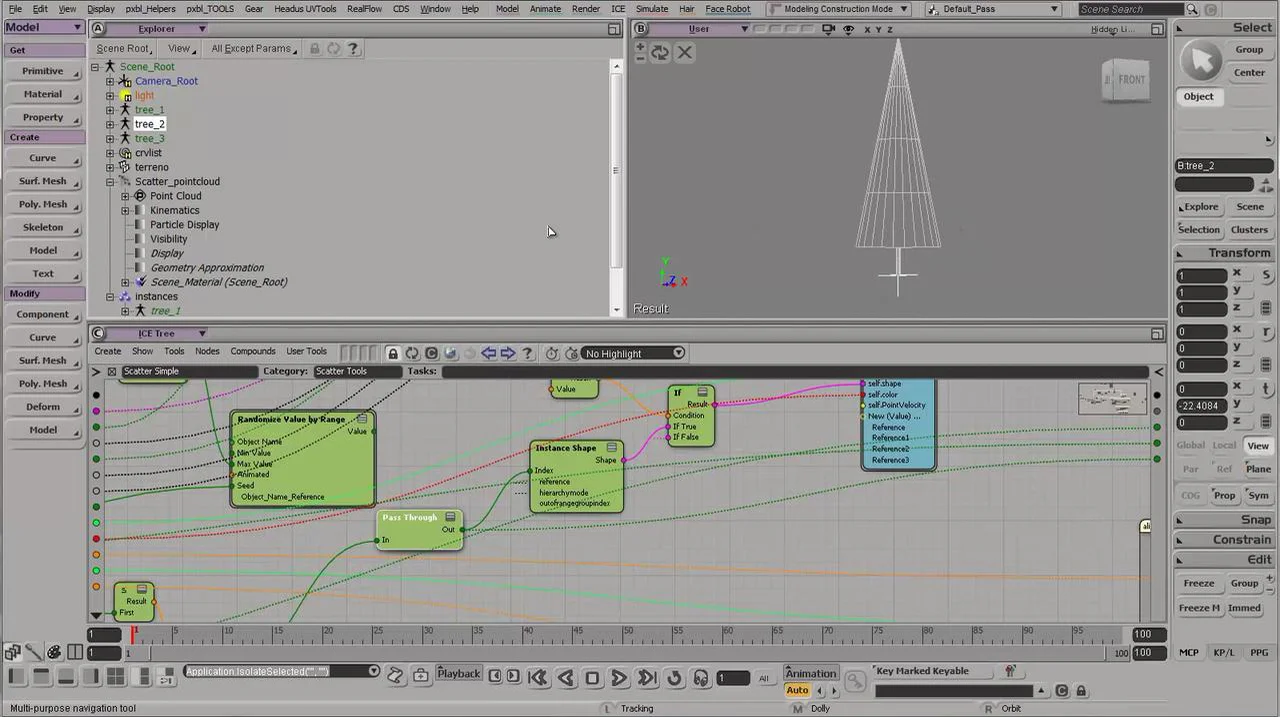 Softimage ICE instances to Maya on Vimeo
