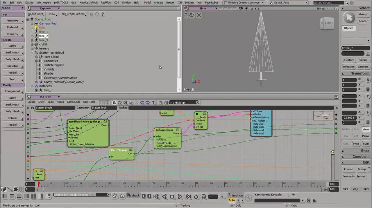 Softimage ICE instances to Maya on Vimeo