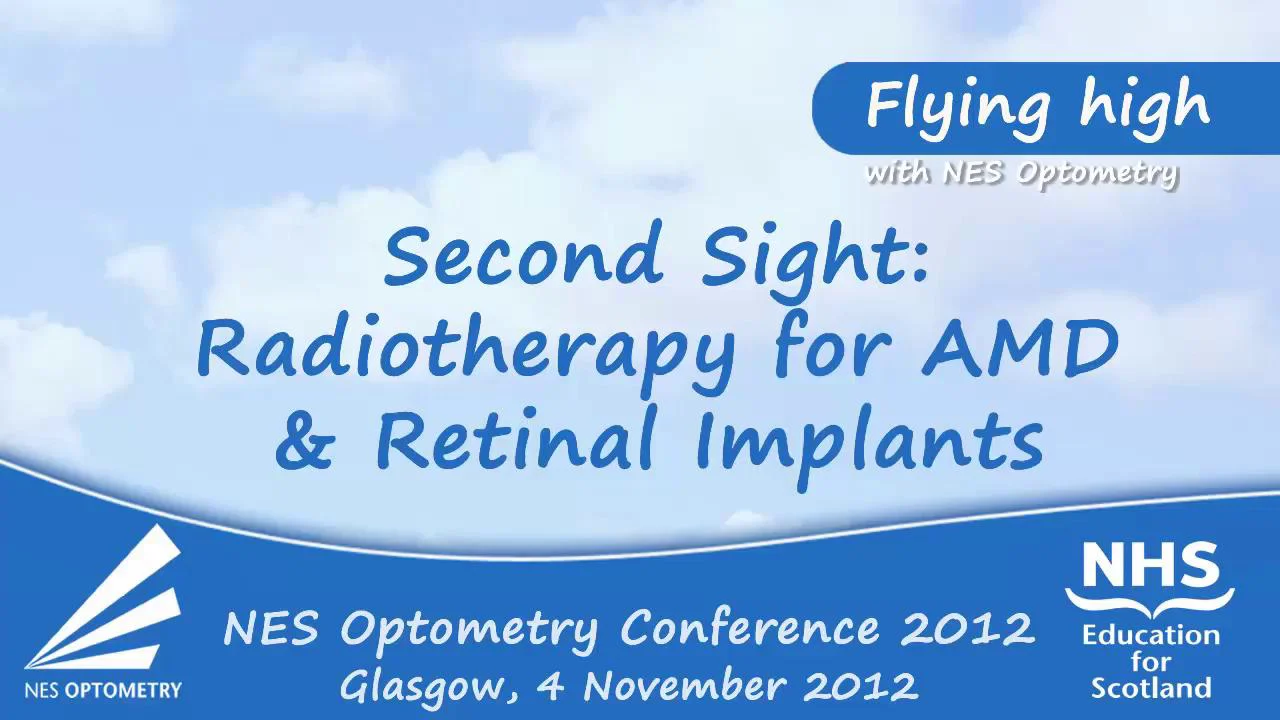 Optometry Conference 2012 - Second Sight - Dr Andy Simpson on Vimeo