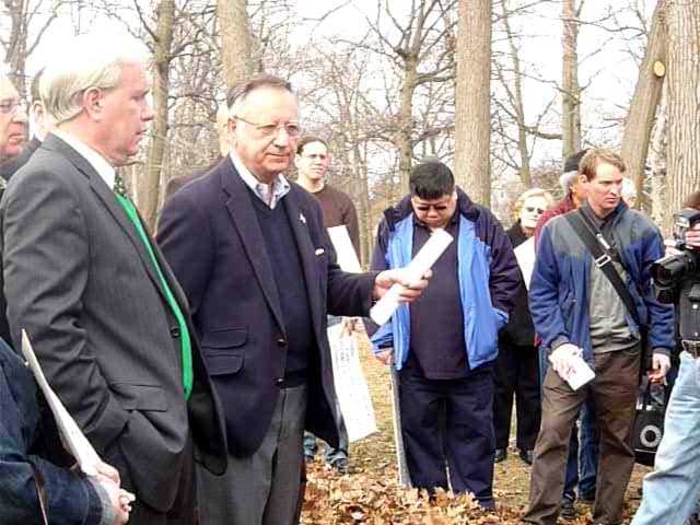 Frank Padavan at Bowne Park rally on Vimeo