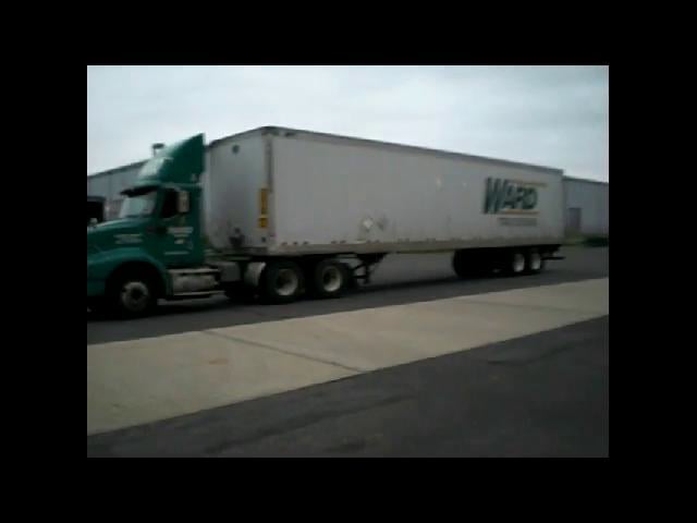 Backing an 18 wheeler fast - shifting to high range in reverse with 10 ...