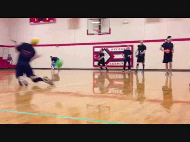 Mr. Mullaney at the dodgeball game on Vimeo