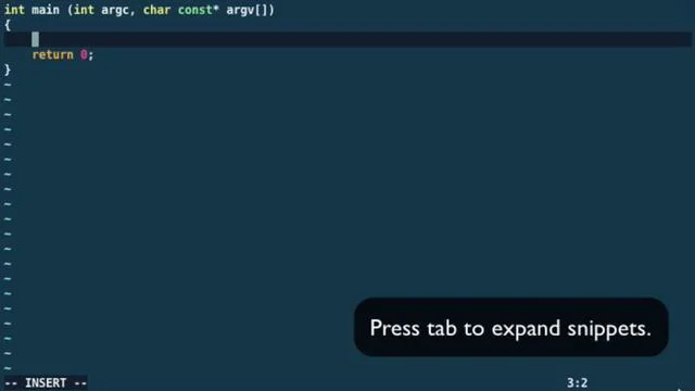 snipMate.vim Introductory Screencast on Vimeo