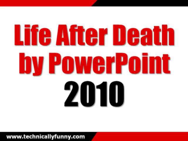 Life After Death by Powerpoint 2010 x264 on Vimeo