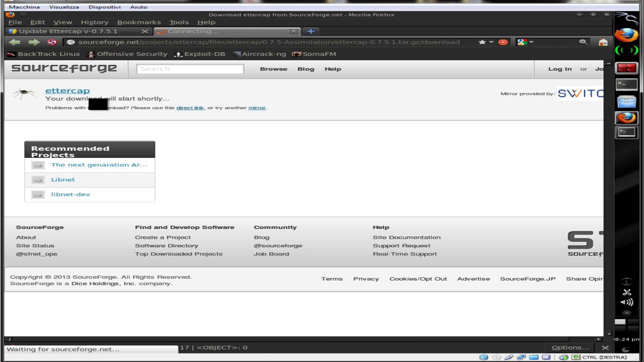 TEST!!!!!install ettercap-0.7.5.1 on BT5-R3 on Vimeo