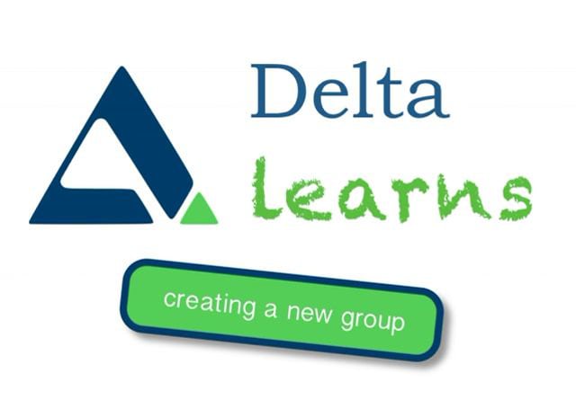 Creating a New Group in Delta Learns on Vimeo
