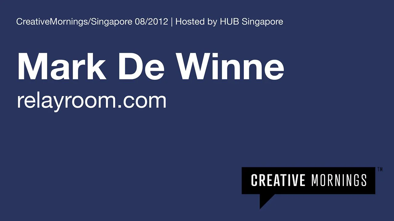 August 2012: Mark de Winne