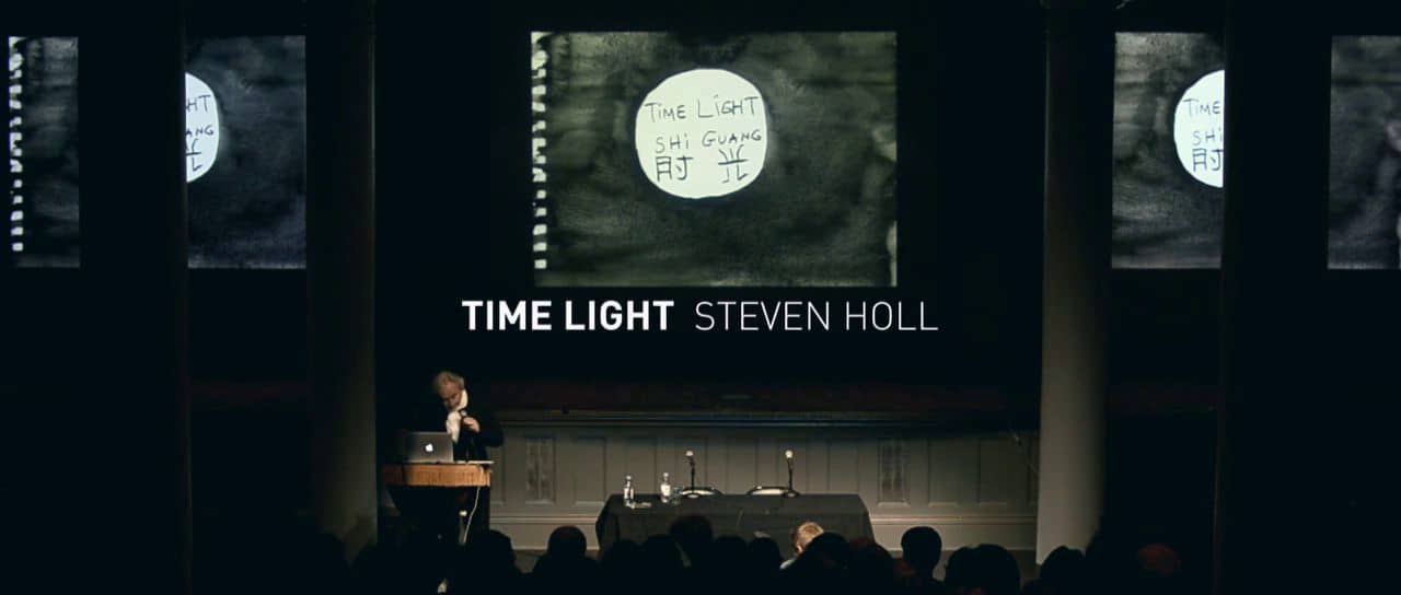 Steven Holl - Time Light Lecture on Vimeo