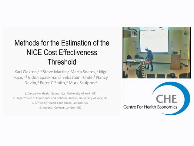 Centre for Health Economics - University of York on Vimeo