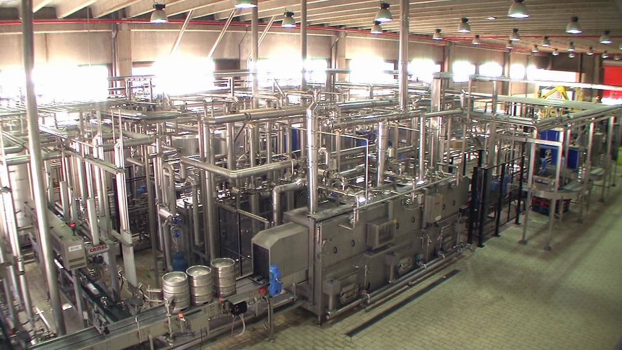 Comac keg line installed at the Mahou San Miguel Anaga brewery ...