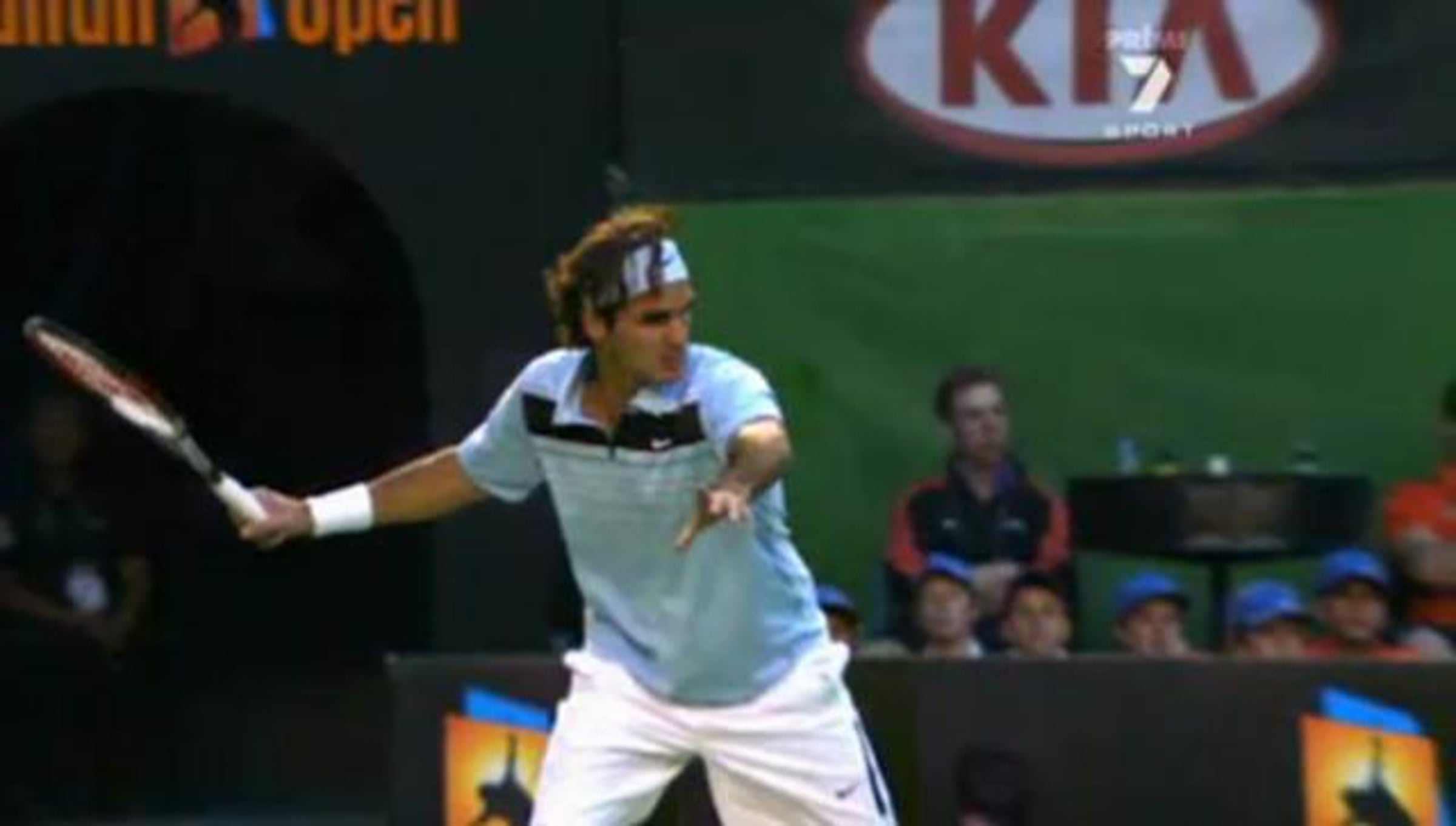 Roger Federer Forehand Slow Motion Video