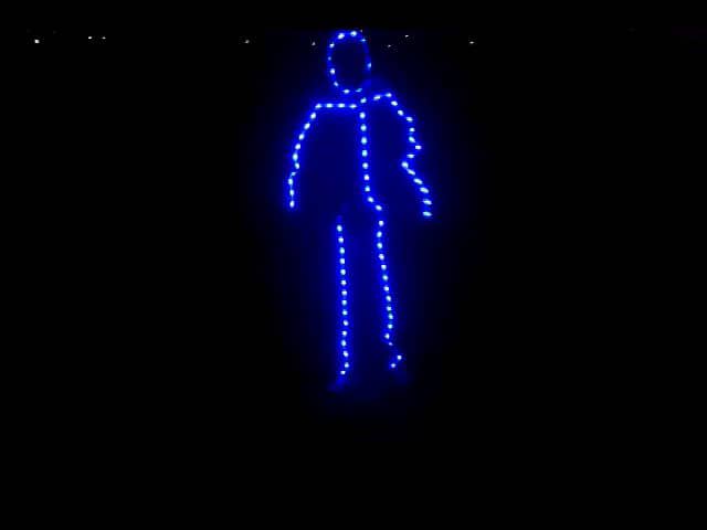 Stickman LED costume on Vimeo