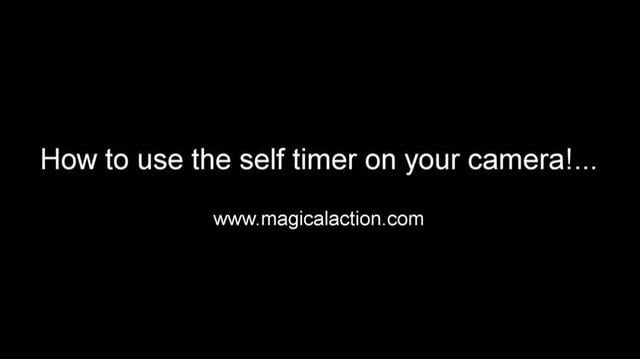 How to use the self timer on your camera on Vimeo