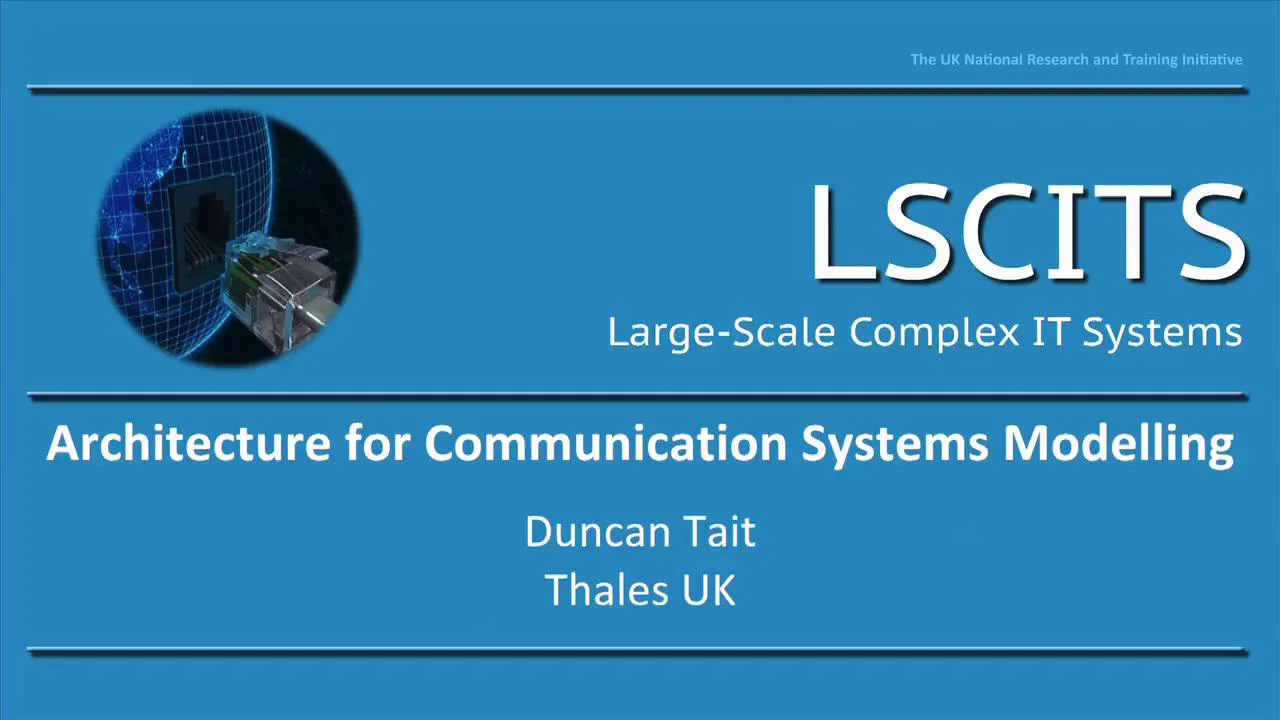Duncan Tait speaking at the LSCITS Symposium, London 2012 on Vimeo