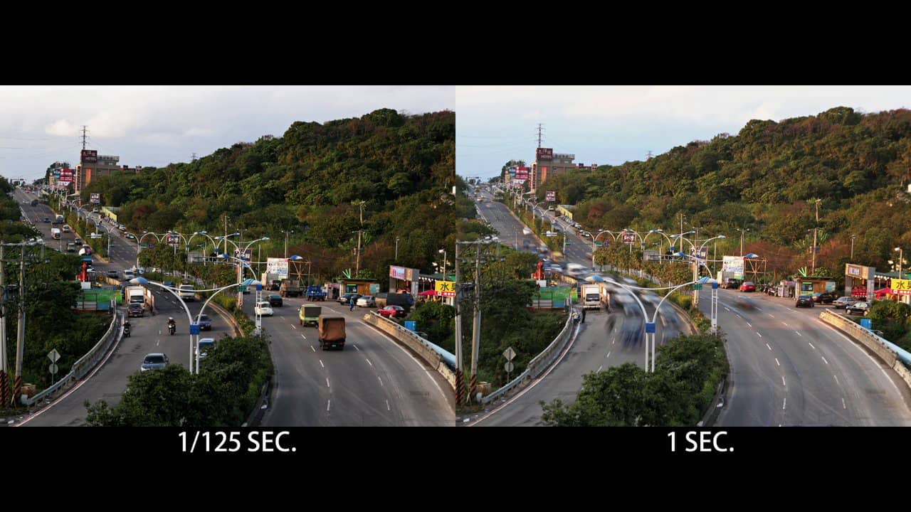 Time-lapse Shutter Speed Comparison on Vimeo