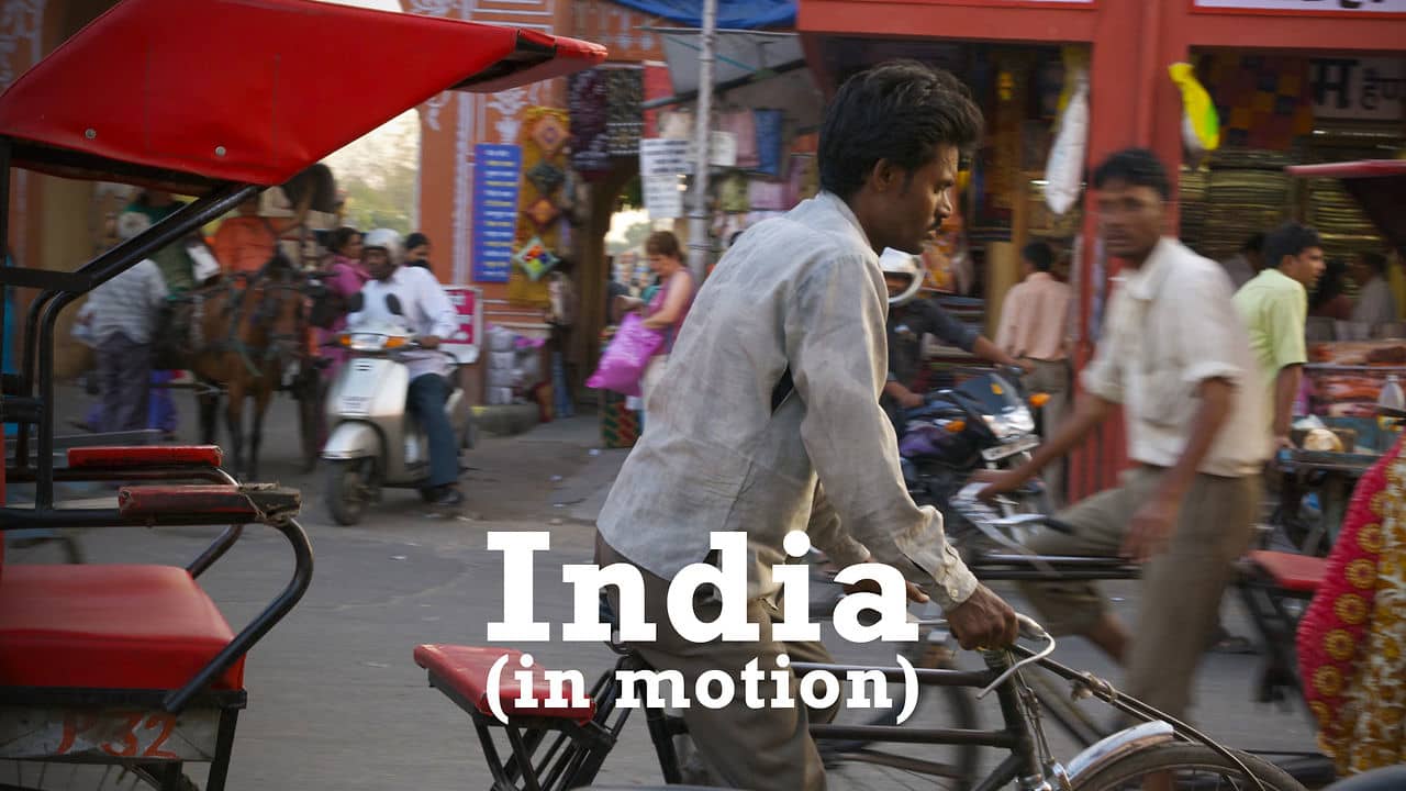 India (in motion) on Vimeo