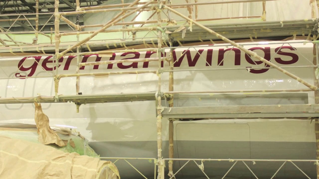 Germanwings airplane painting on Vimeo