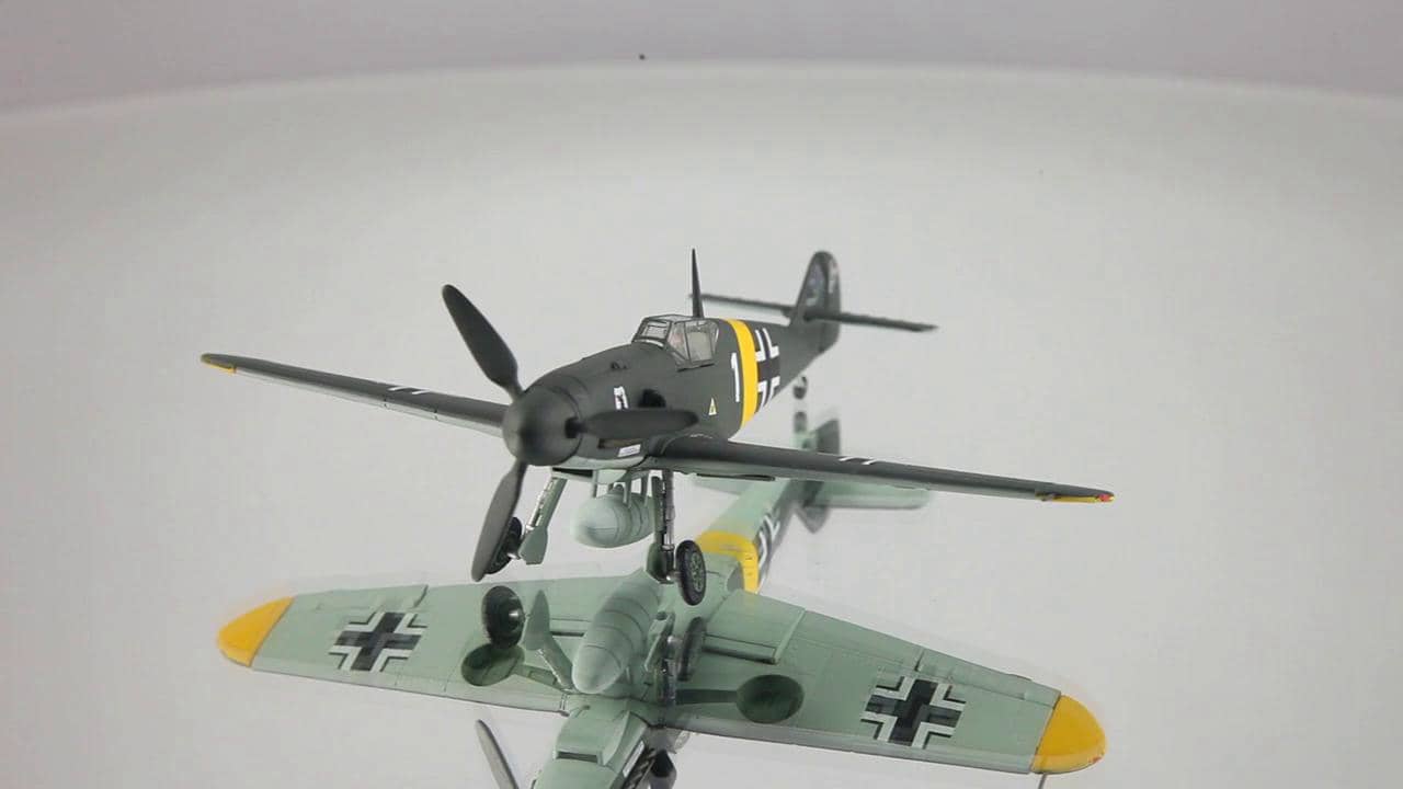 GALFT3004 Bf 109F, Luftwaffe 7./JG 77, White 1, Wolf-Dietrich Huy ...