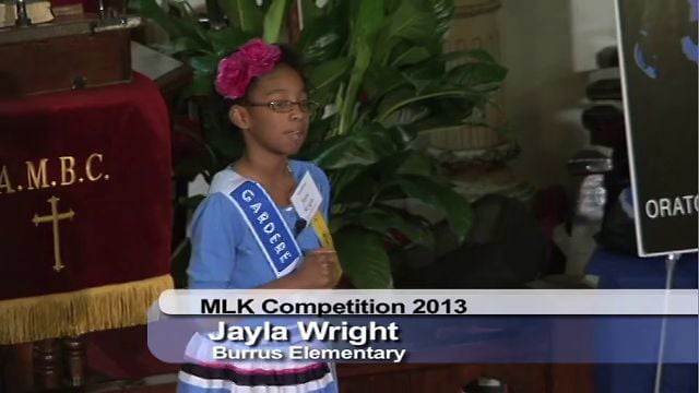 2013 MLK Oratory Competition Finalist Jayla Wright on Vimeo
