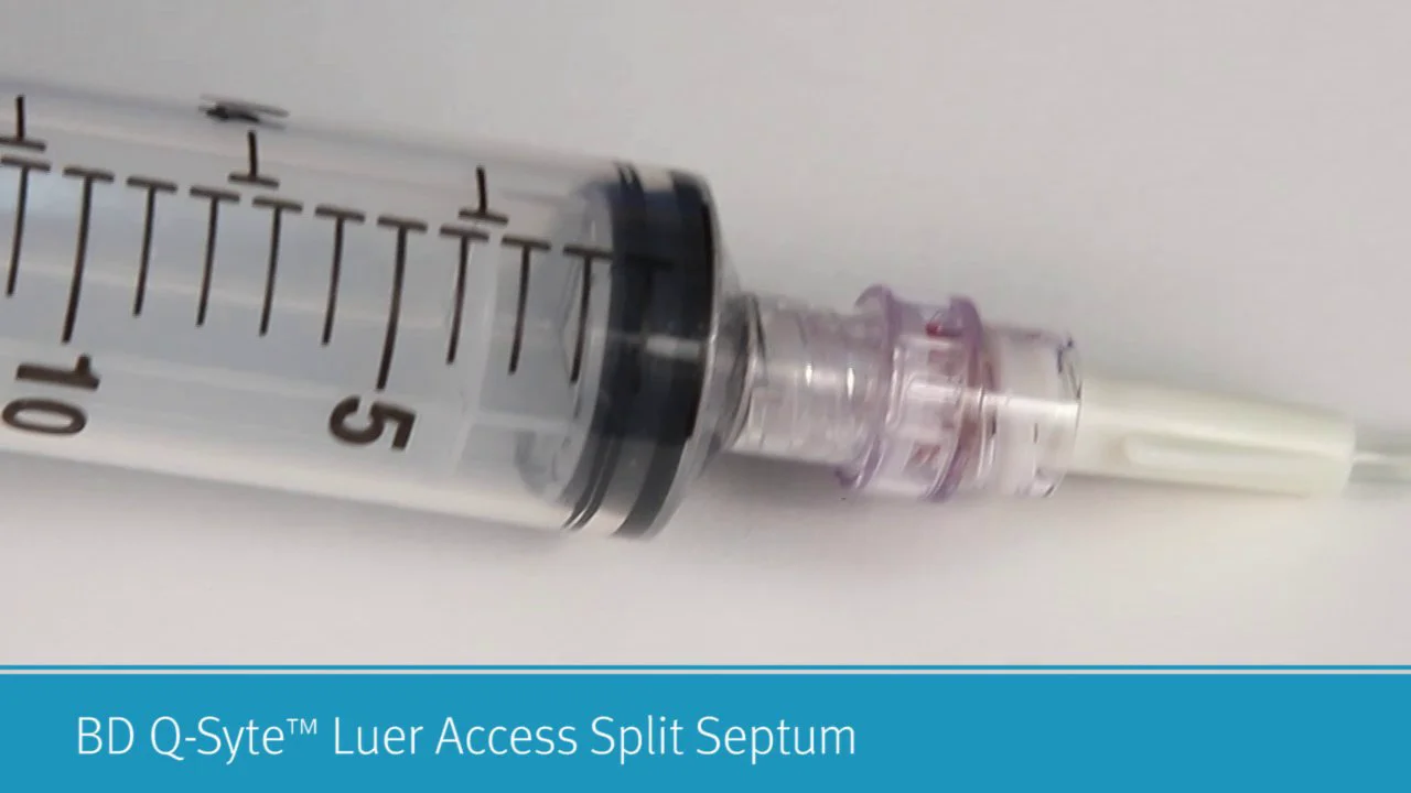IV Connectors - Blood Flush Comparison MicroClave & Q-Syte on Vimeo