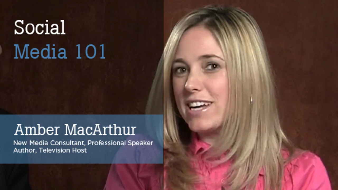 Social Media 101 with Amber MacArthur (Amber Mac) on Vimeo