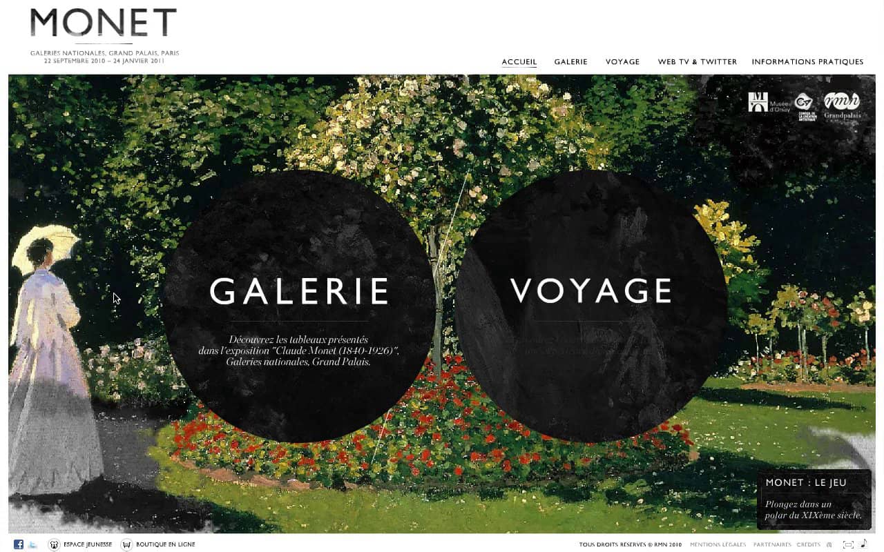 Monet 2010 Exhibition - User Journey on Vimeo